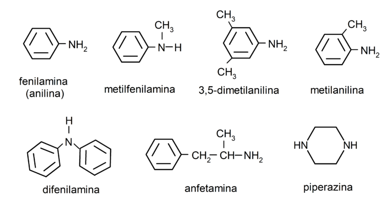 20 Ejemplos de Aminas