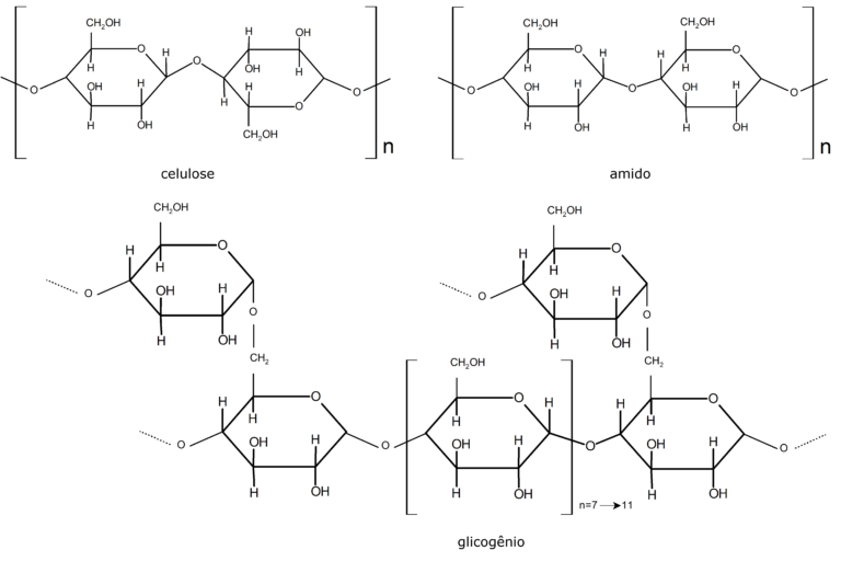 30 exemplos de monossacarídeos, dissacarídeos e polissacarídeos